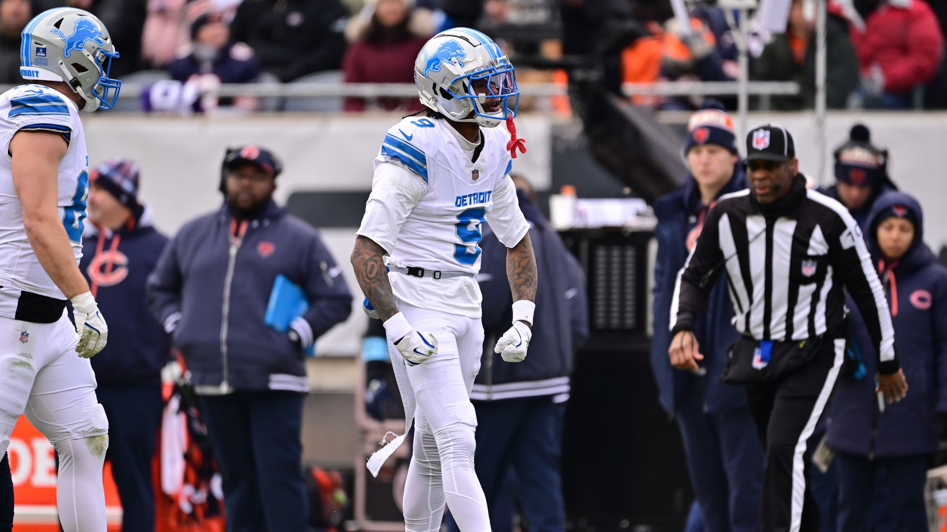 Lions WR Jameson Williams fined for taunting vs. Chicago Bears