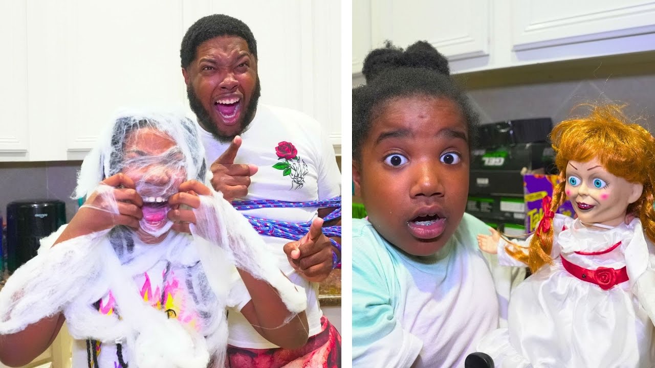 Don't Touch the Creepy Doll! It Attacks Dad