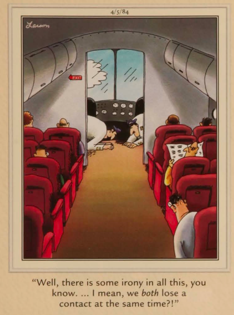 10 Funniest The Far Side Comic Strips About Airplanes and Pilots, Ranked