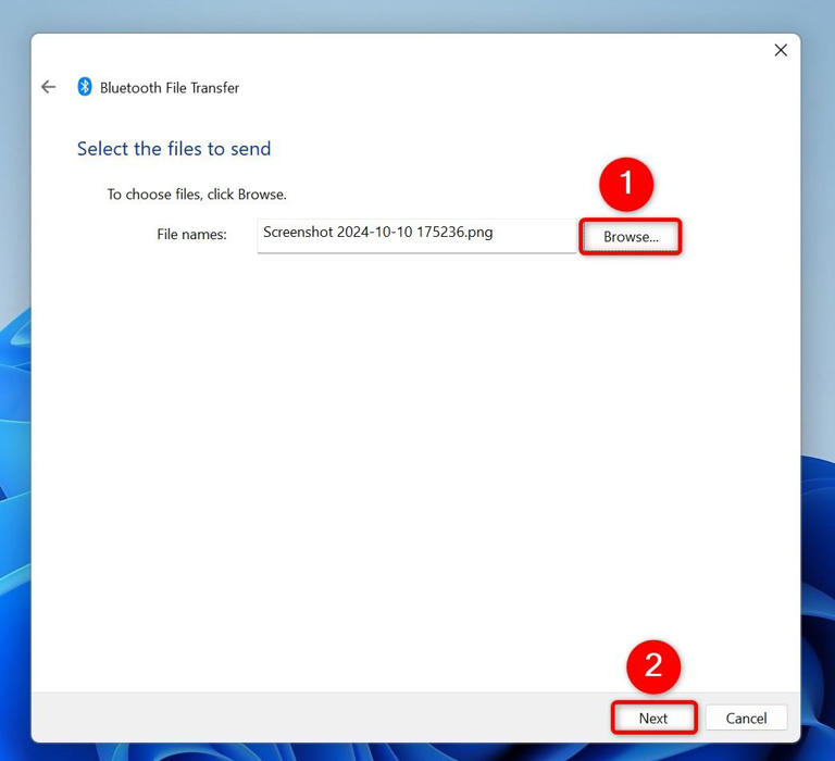 How to Share Files Over Bluetooth on Windows 11