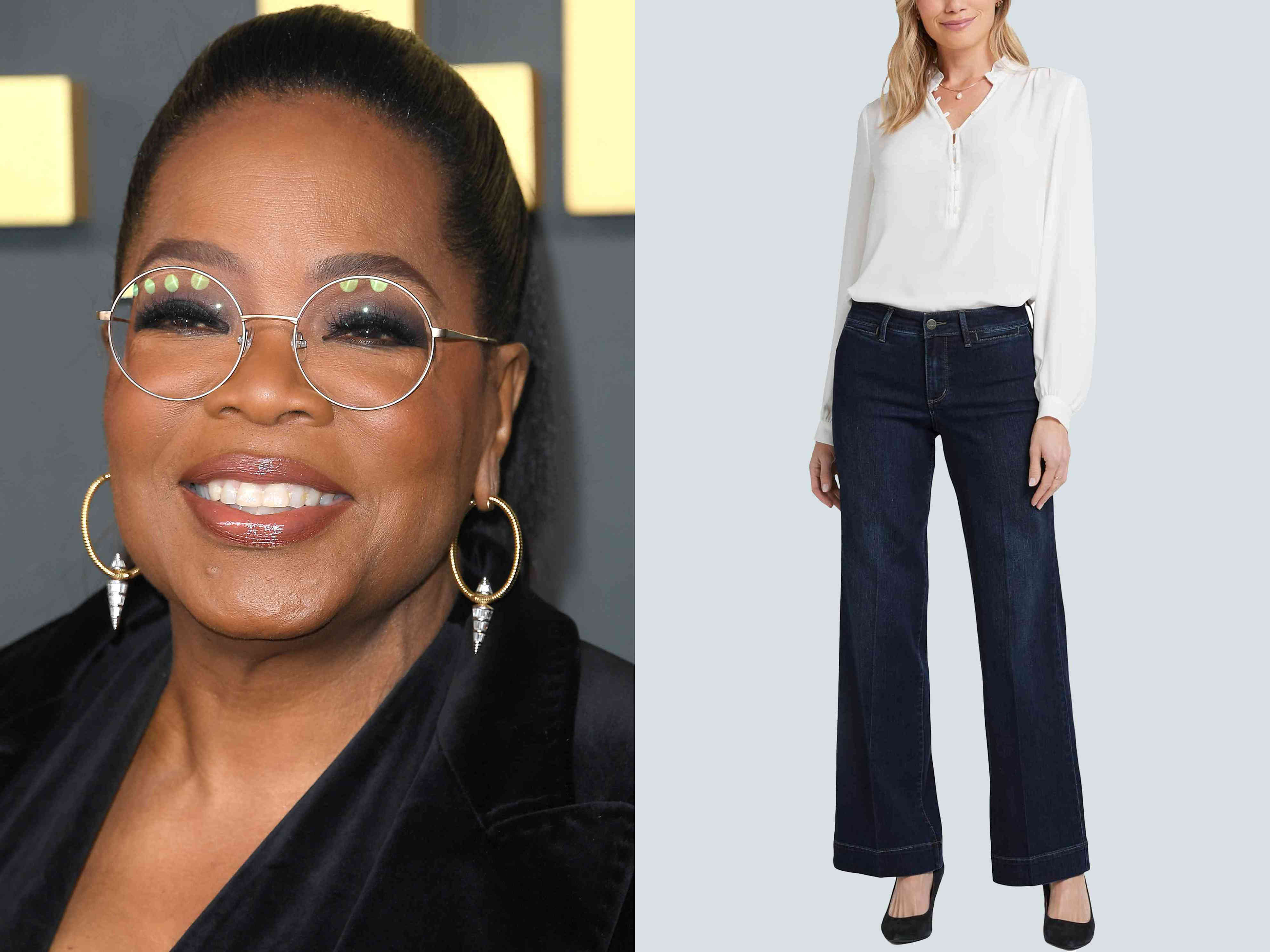 Oprah, 71, wears these ageless, flattering wide-leg jeans that shoppers ...