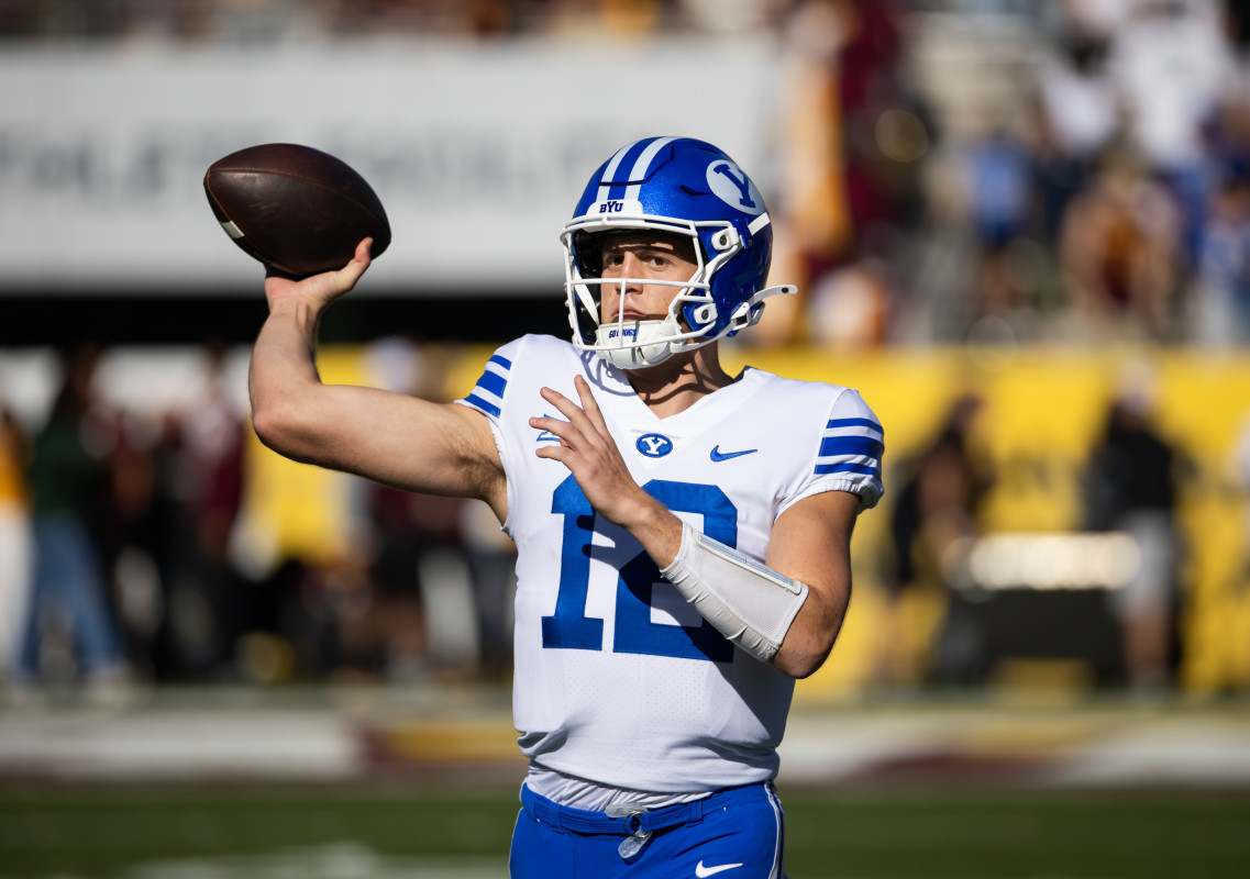 BYU QB Jake Retzlaff's Girlfriend Turns Heads With Special Tribute