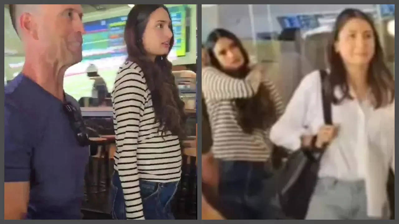 Mommy-to-be Athiya Shetty flaunts her baby bump in a checkered t-shirt ... Mommy-to-be Athiya Shetty flaunts her baby bump in a checkered t-shirt ...