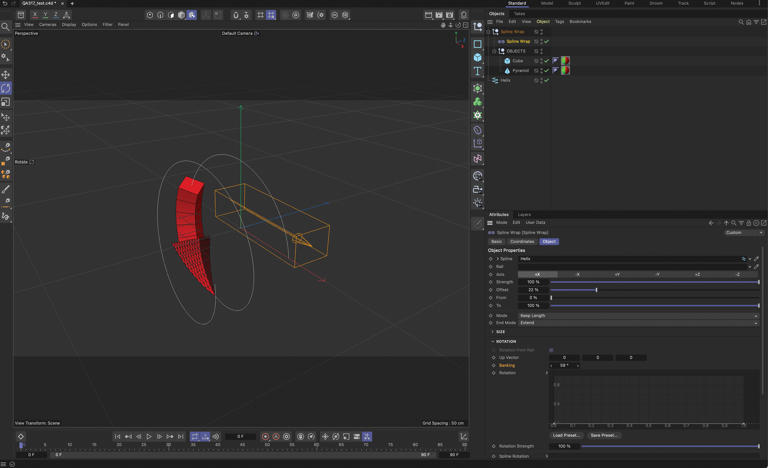 How To Animate An Object Along A Spline In Cinema 4d