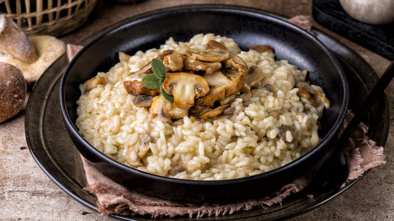Risotto ai funghi porcini e gorgonzola