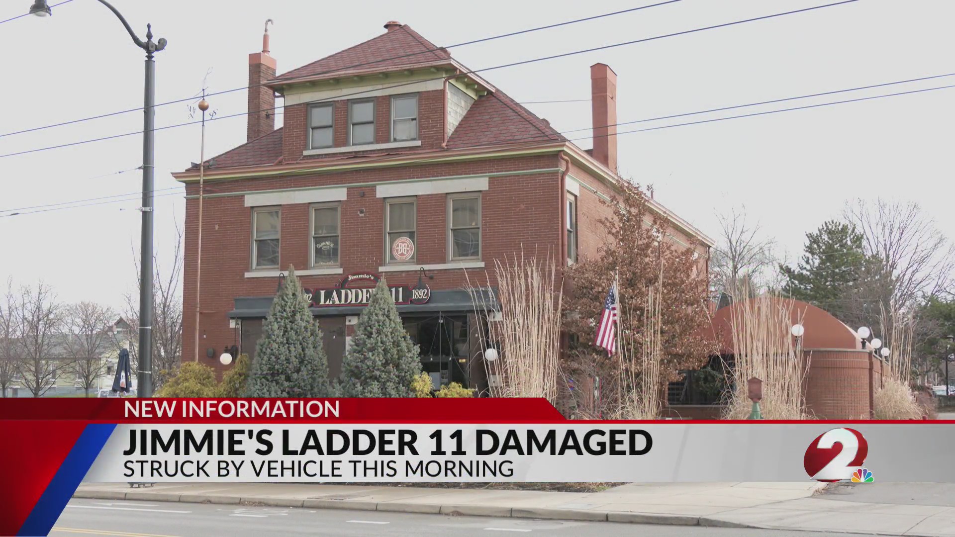 Jimmie's Ladder 11 damaged by drunk driver