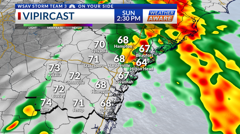 Weather Aware Sunday: Strong to severe storms possible Weather Aware Sunday: Strong to severe storms possible