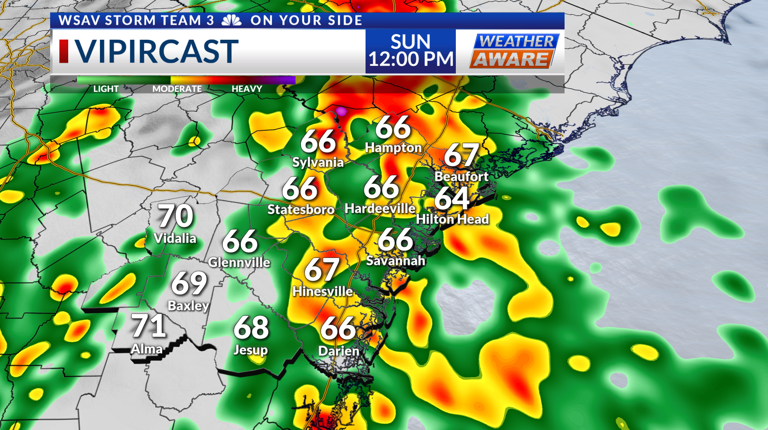 Weather Aware Sunday: Strong to severe storms possible Weather Aware Sunday: Strong to severe storms possible