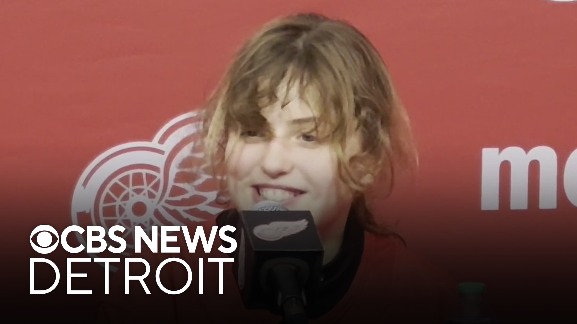 Detroit Red Wings help make Sylvia Rodegher’s dream come true