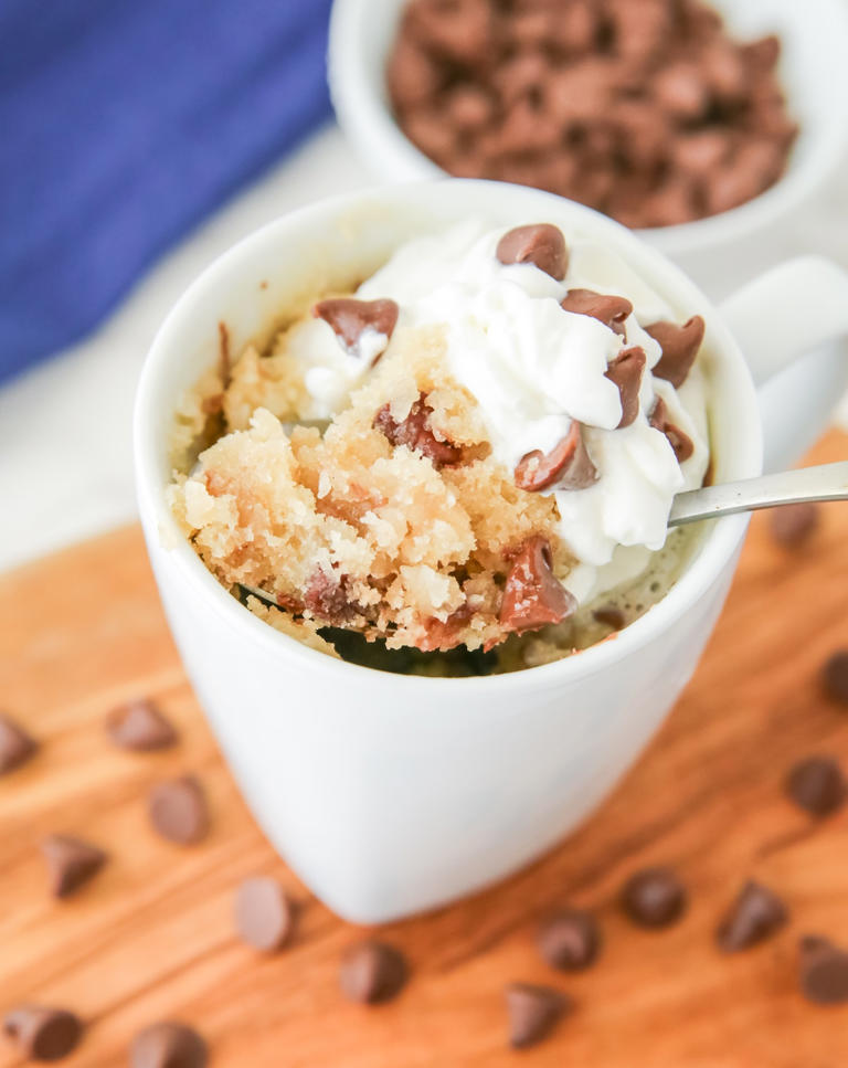 The Best Single-Serve Chocolate Chip Mug Cake Recipe