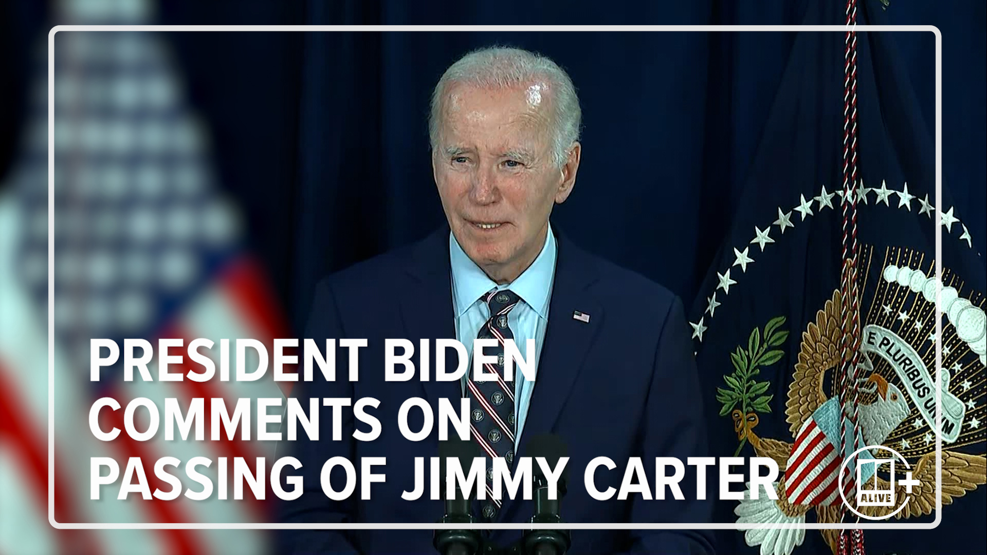 President Biden comments on the passing former President Jimmy Carter ... President Biden comments on the passing former President Jimmy Carter ...