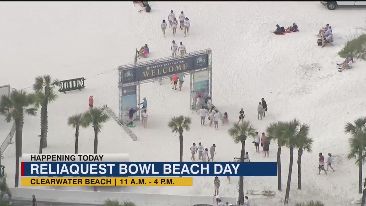 ReliaQuest Bowl Beach Day kicks off on Clearwater Beach