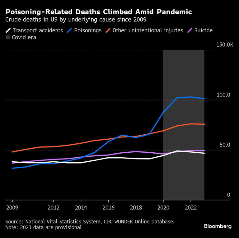 How the Pandemic Increased US Deaths Visualized in Eight Charts