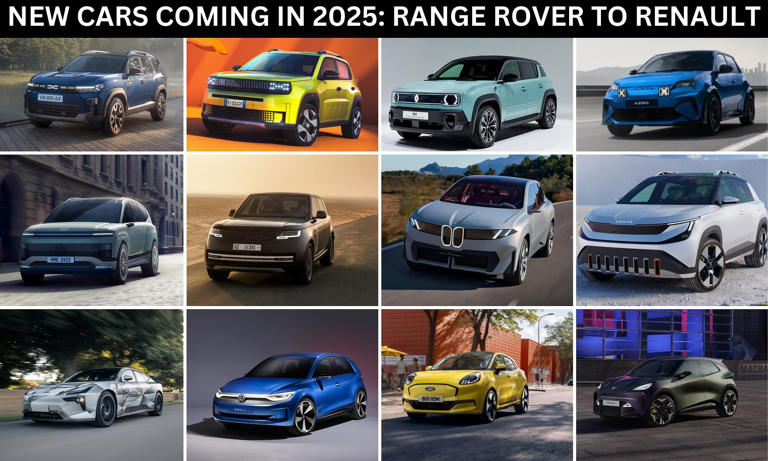 25 new cars coming in 2025: PART 1 includes Range Rover and Renault
