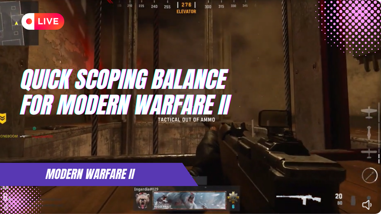 Quick Scoping Balance For Modern Warfare II