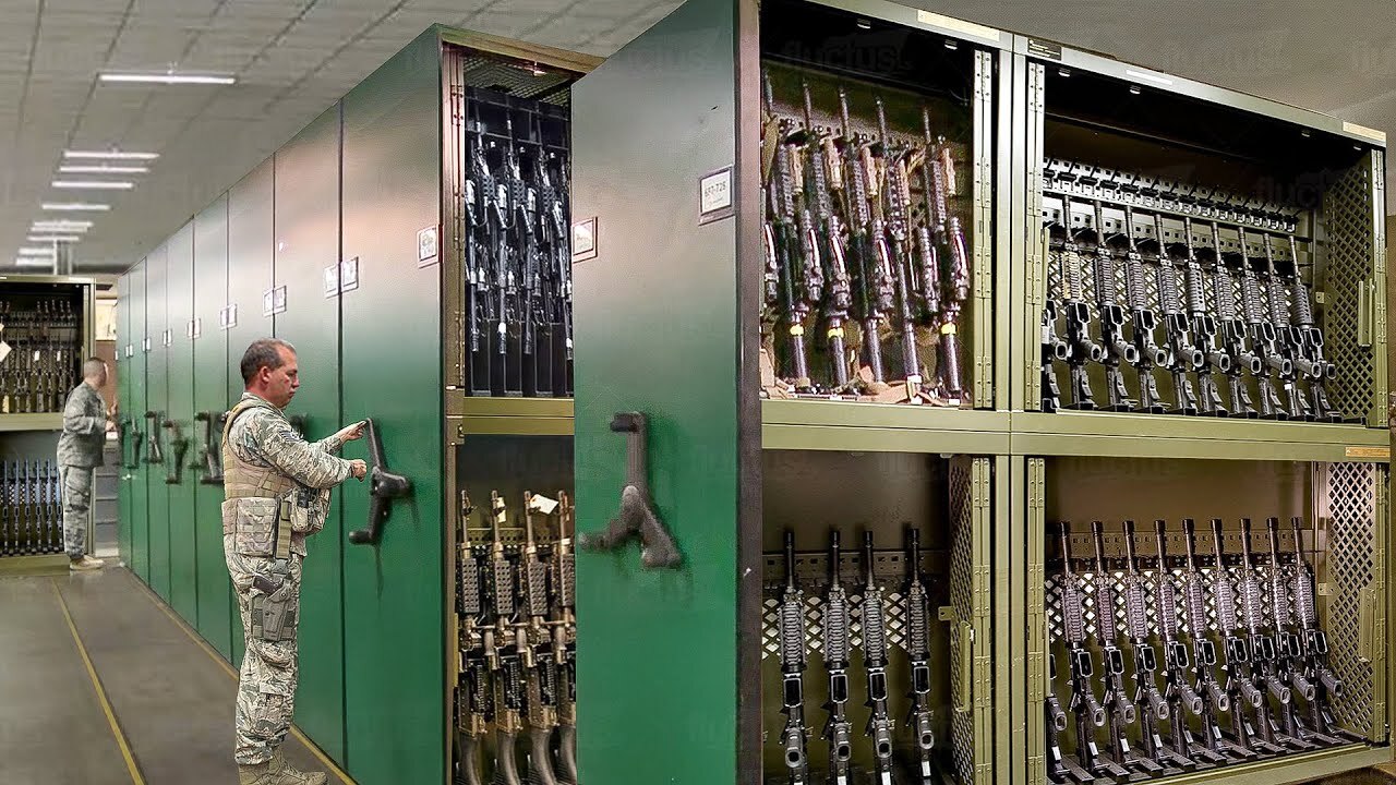 How US Military Stores Billions $ Worth of Scary Firearms Inside ...