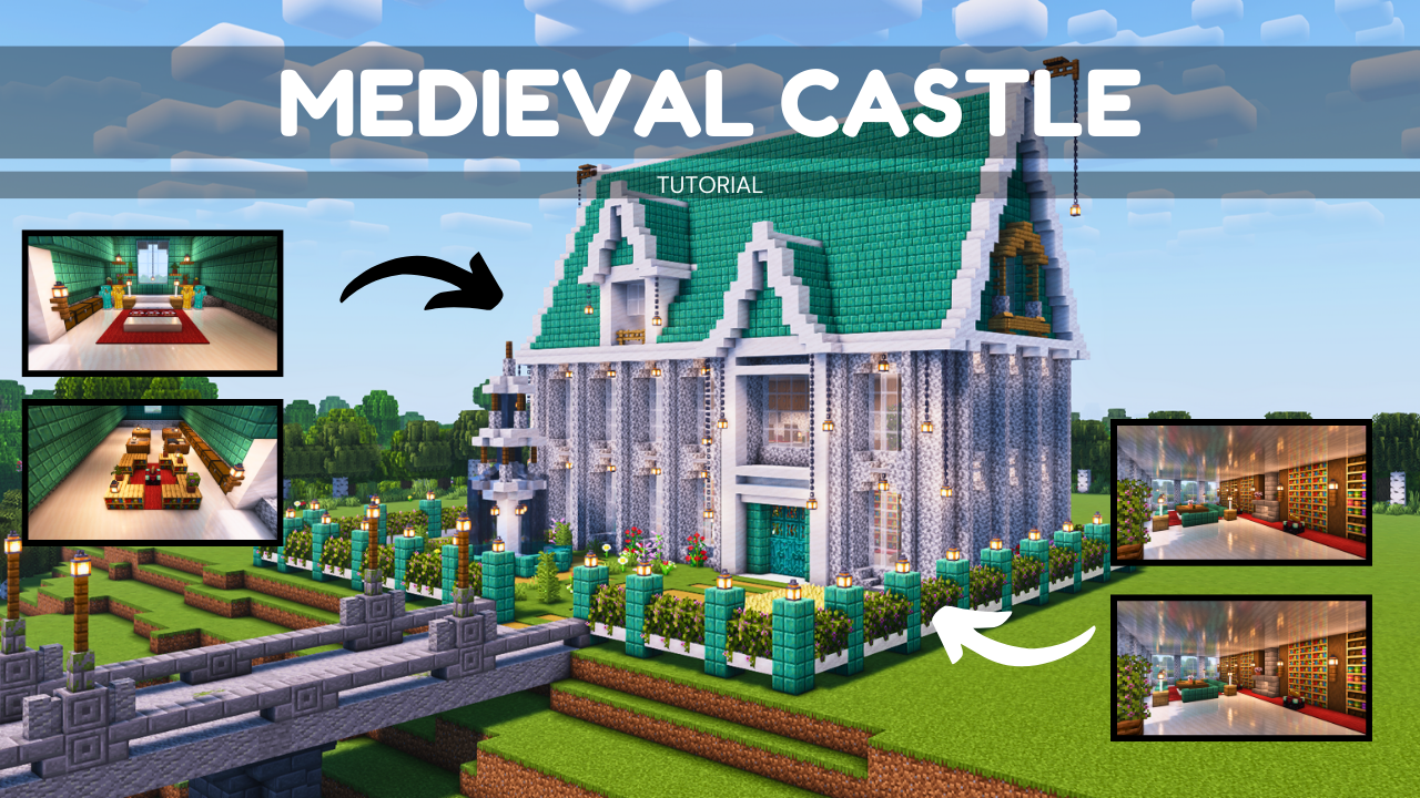Building a Majestic Medieval Castle in Minecraft
