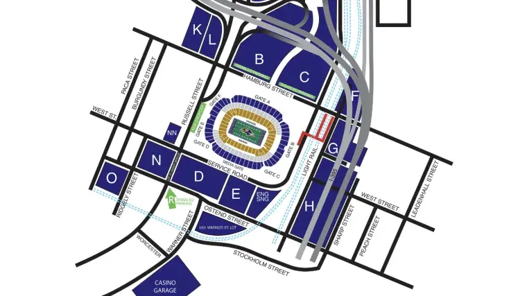 M&T Bank Stadium Guide: Full Ravens schedule, concerts, seating map ...