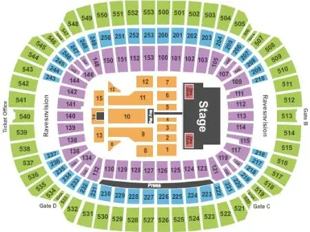 M&T Bank Stadium Guide: Full Ravens schedule, concerts, seating map ...