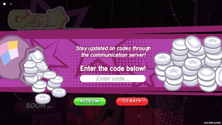 Gemventure [DIAMOND DAYS STEVEN] Codes (March 2025)