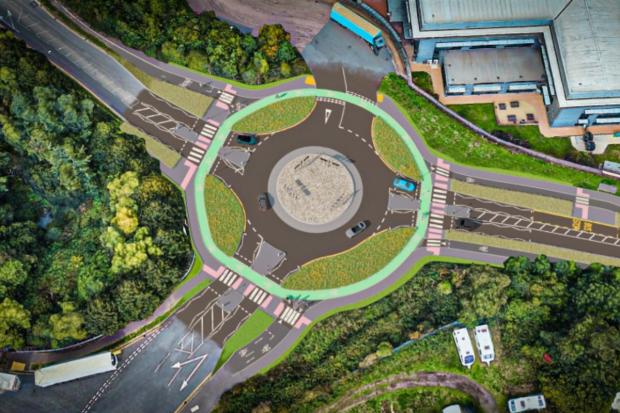Hemel's controversial 'Dutch-style' roundabout officially opened at event