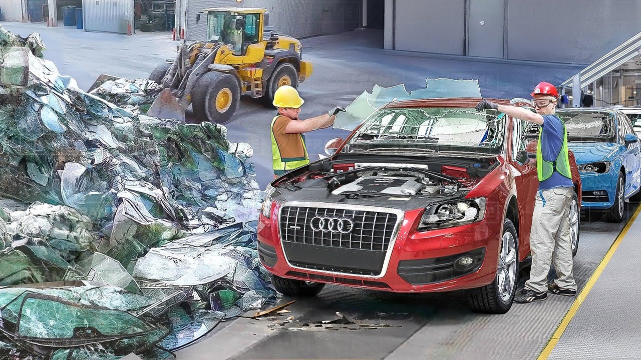Exploring Audi's enormous recycling facility