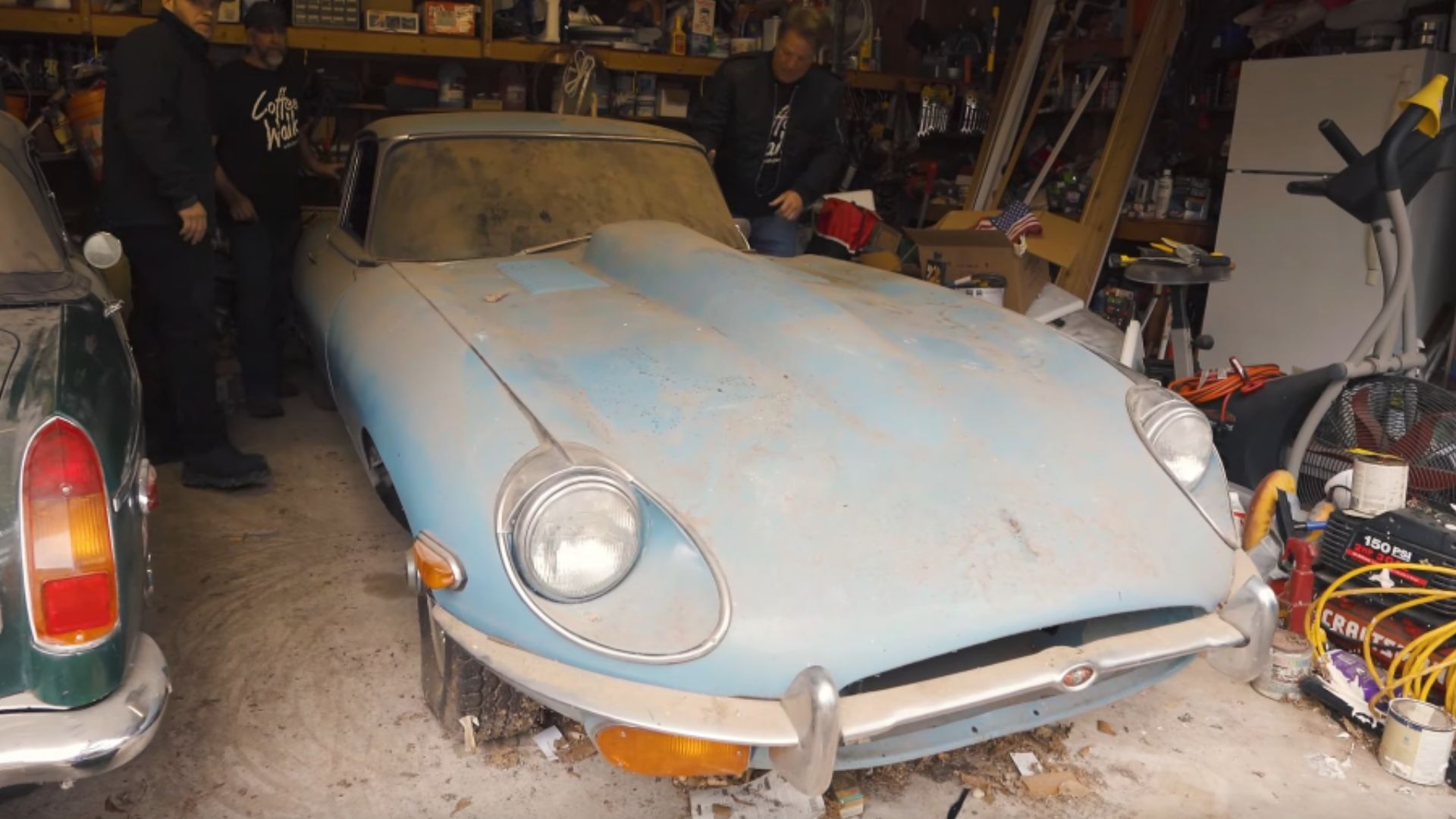 Barn Find Jaguar E-Type Hides A Thumping American V8