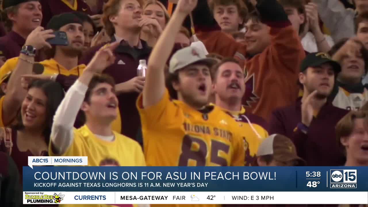 Countdown is on for ASU vs. Texas in the Peach Bowl!