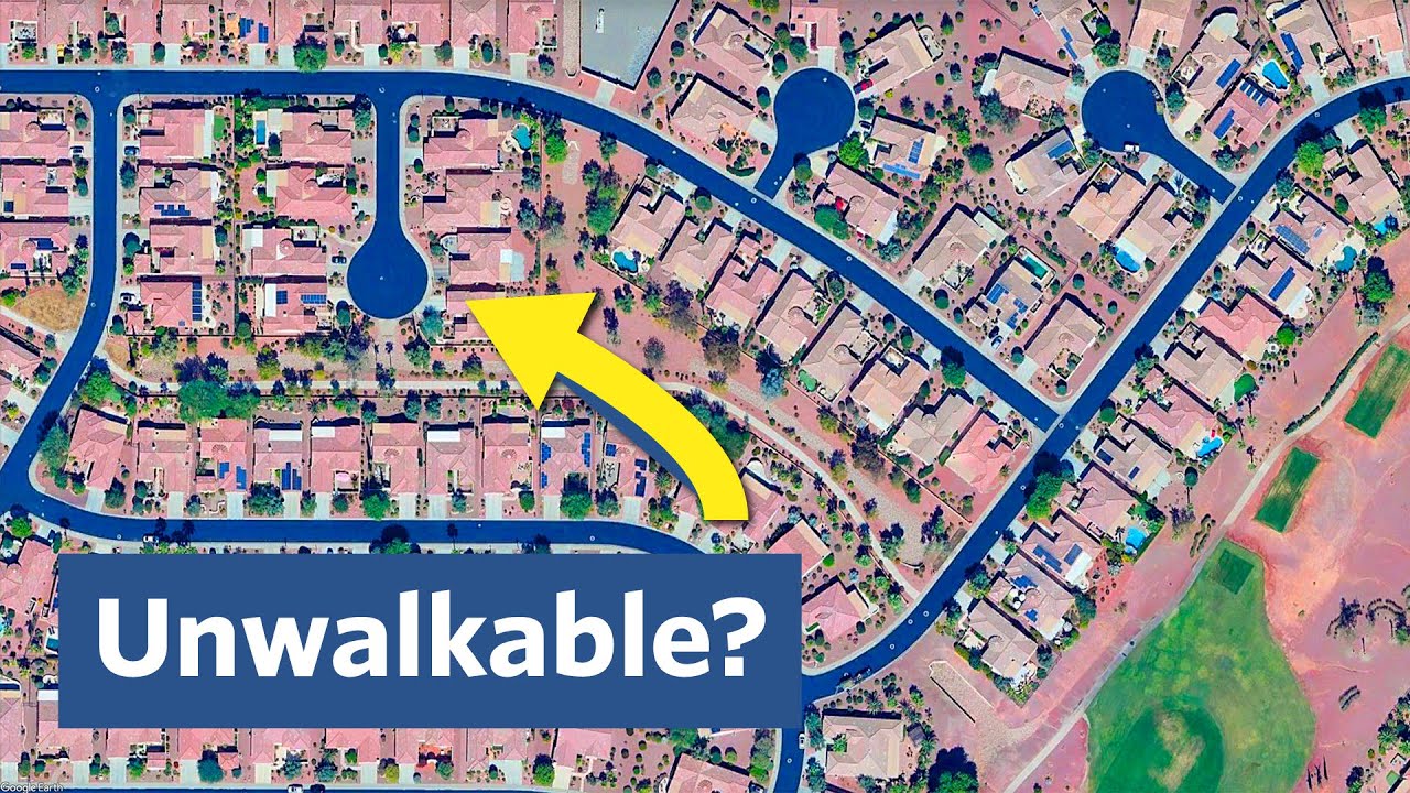 Are suburbs falling behind? Walkability and connectivity issues