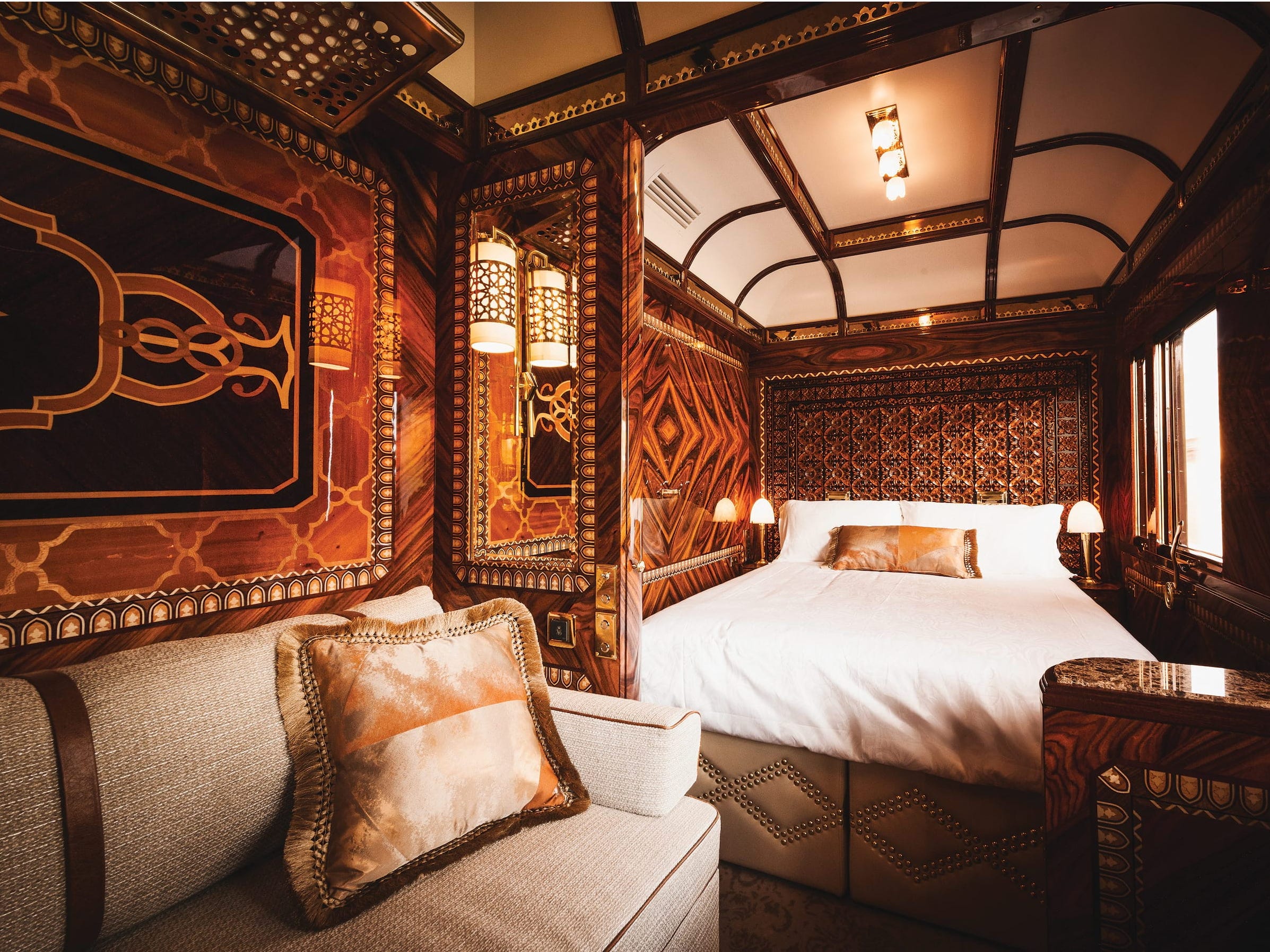 Inside first-class train travel around the world, from private suites ...