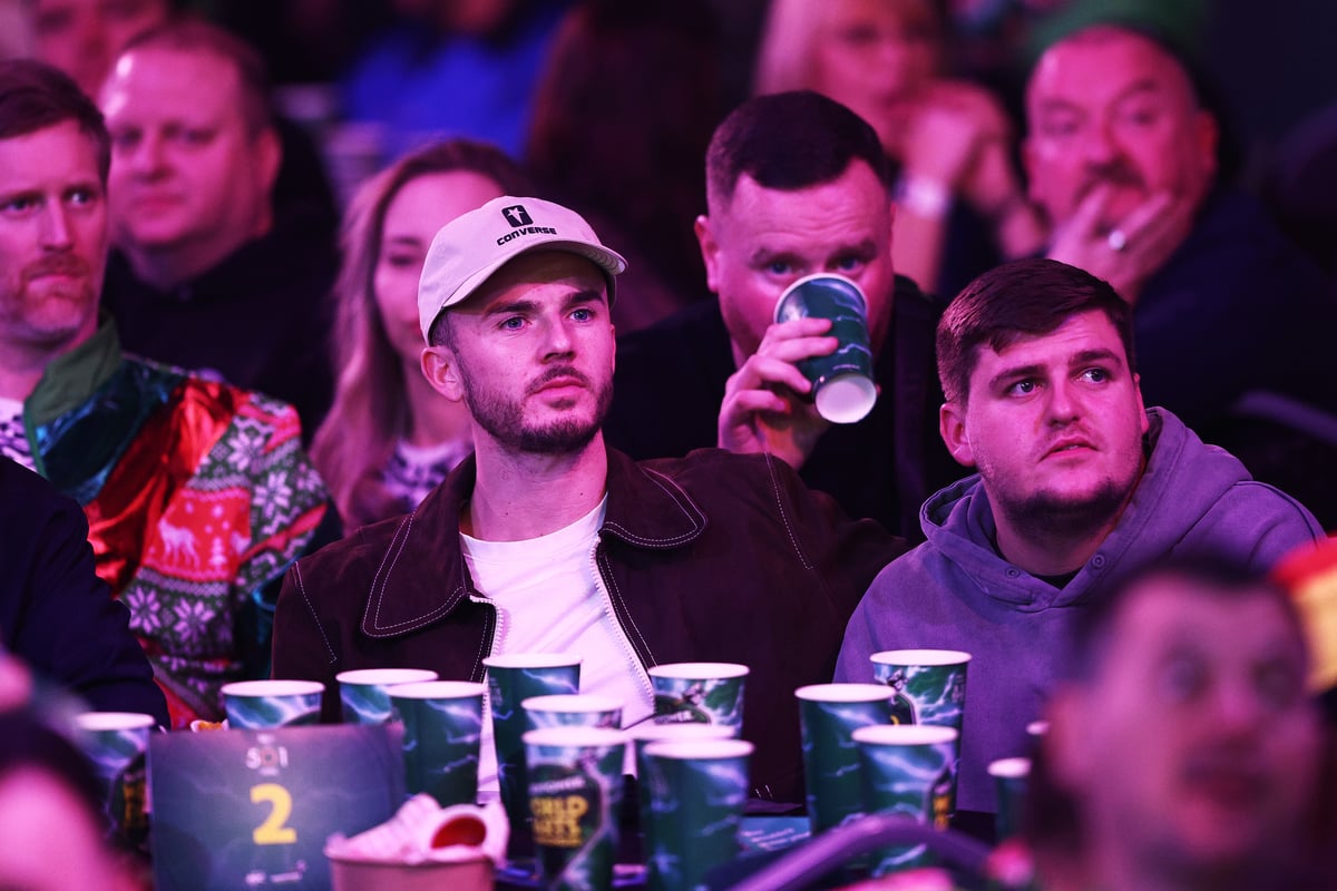 James Maddison tells Tottenham fan to 'shut up' over World Darts ...