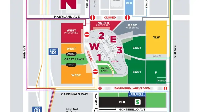 State Farm Stadium Guide: Full Cardinals schedule, concerts, seating ...
