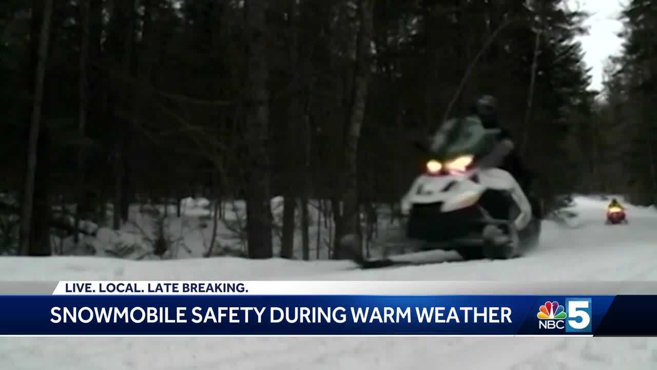 Warnings for snowmobilers with decrease in snow coverage