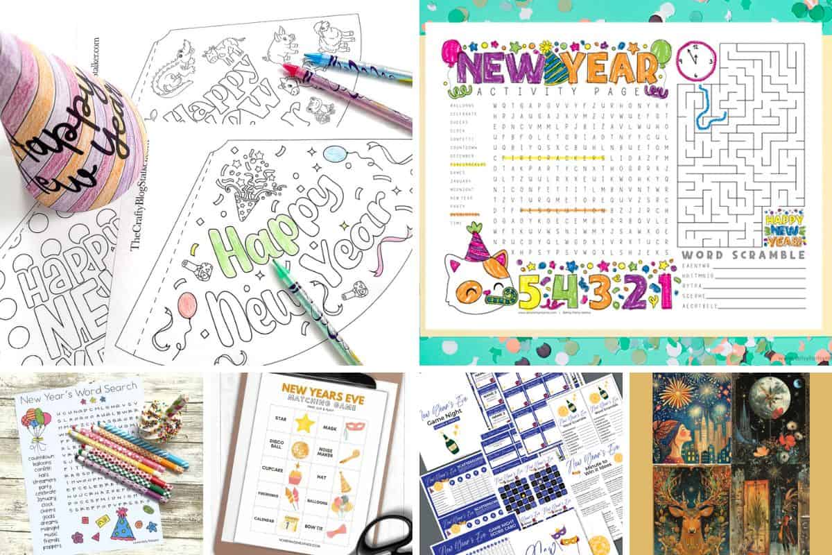 7 New Year Printables