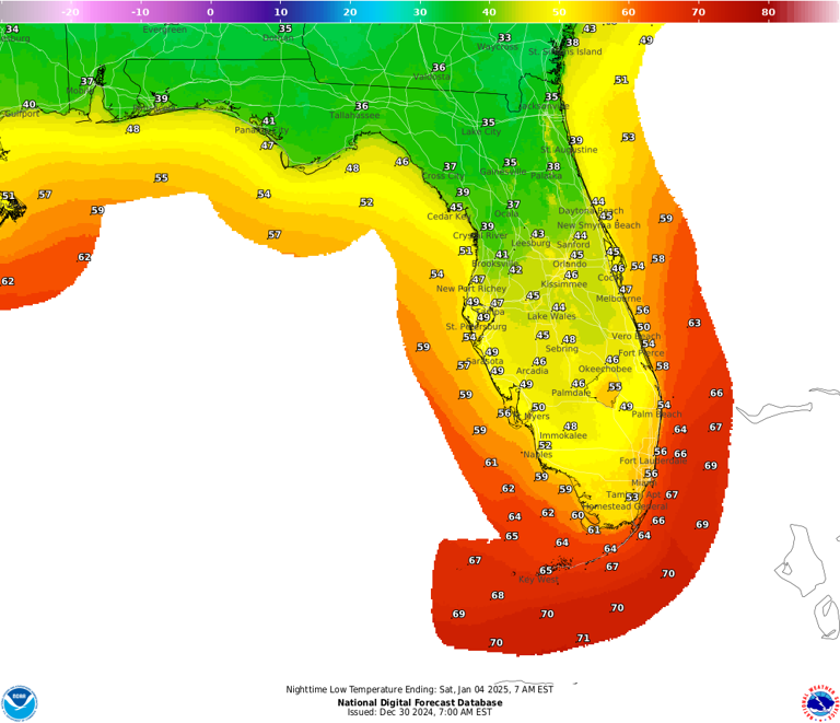 How cold will it be in Fort Myers, Florida? What weather forecasters ...