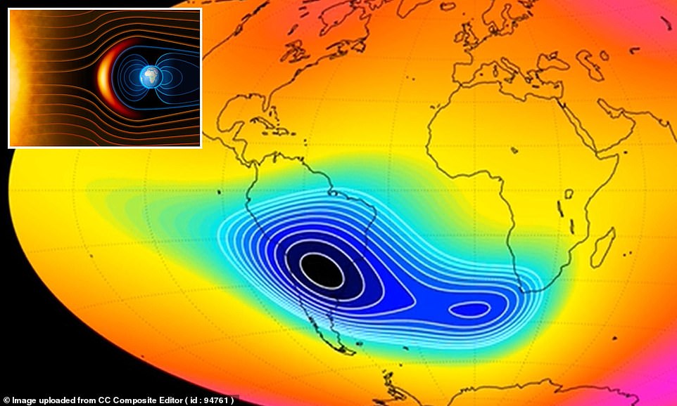 Report: 'Weak spot' in Earth's magnetic field now larger than Canada