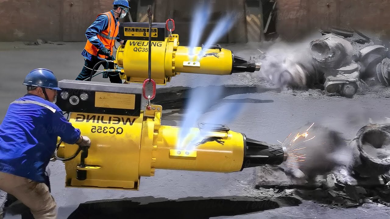 Innovative Chinese air hammers for intense demolitions