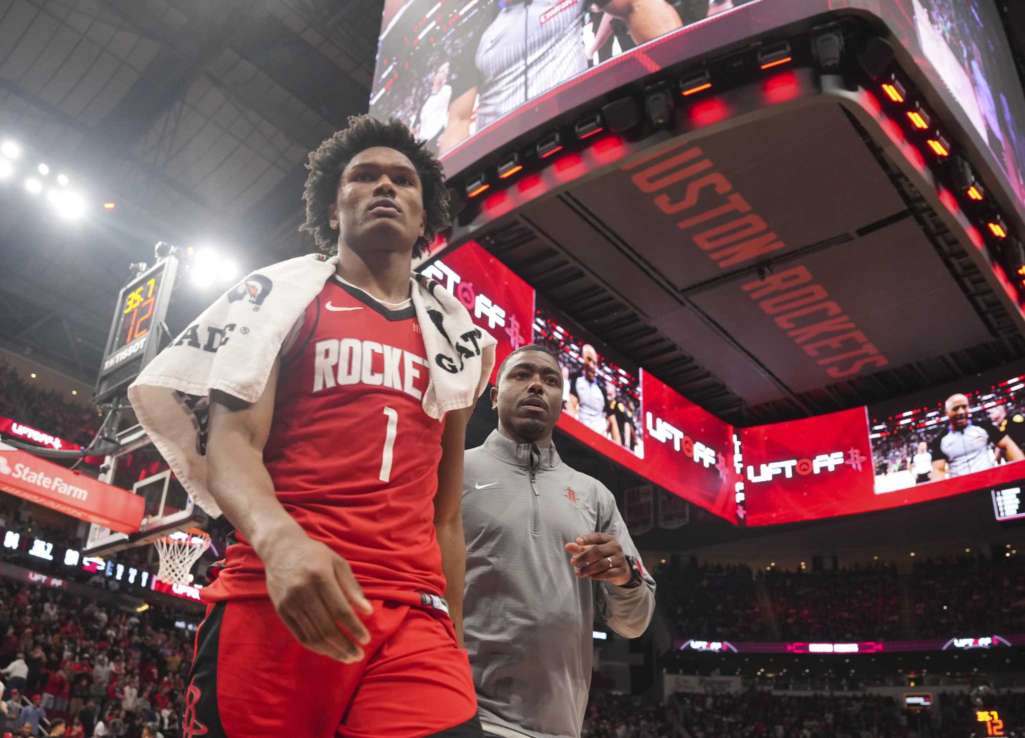 Houston Rockets' Amen Thompson suspended 2 games after fight with Miami ...