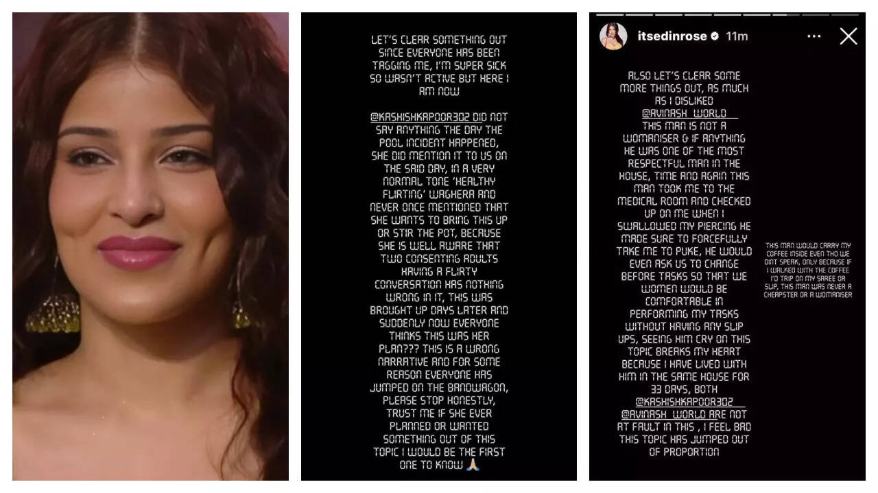 Bigg Boss 18: Edin Rose proves she is a true friend; backs Kashish ...