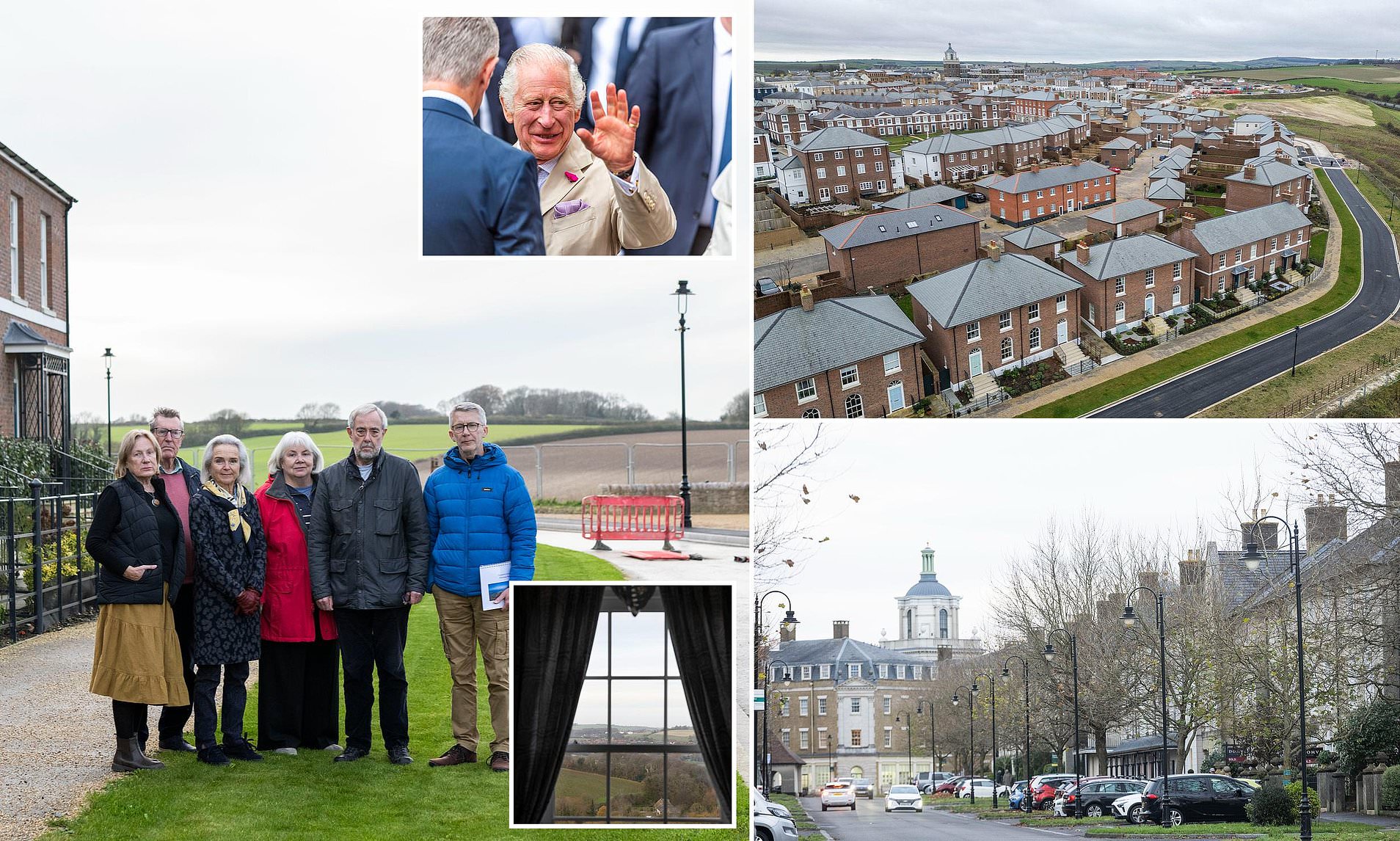 King Charles' model village in revolt as residents threaten to sue