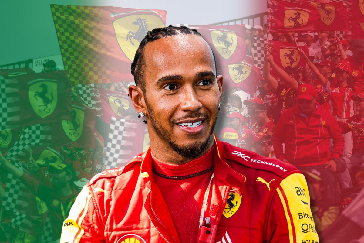F1 legend Lewis Hamilton delivers special Ferrari address in Italian