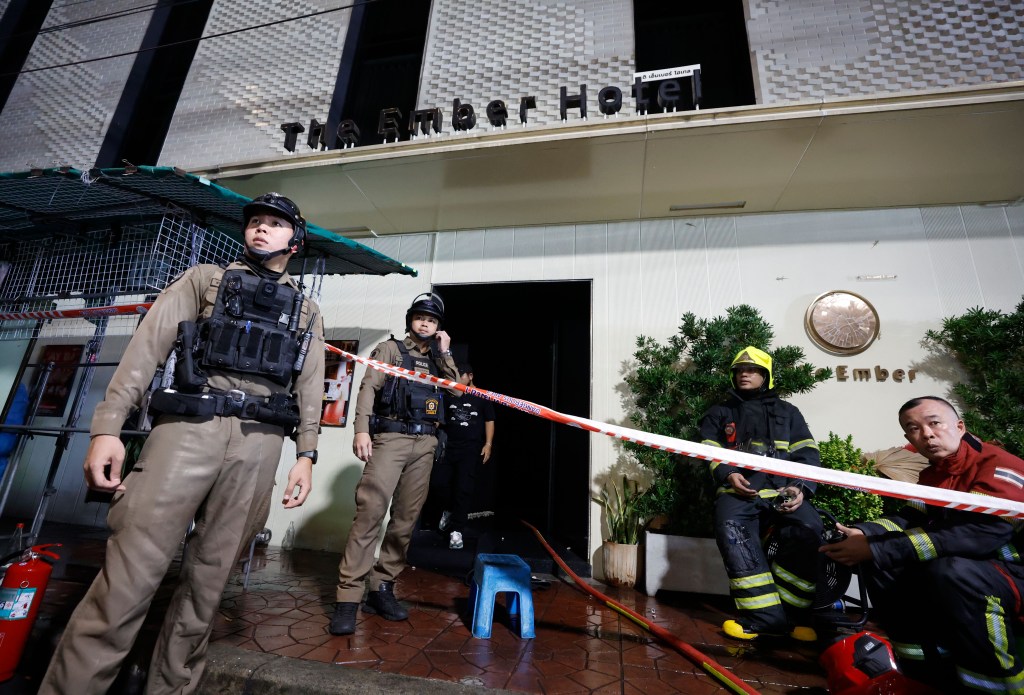 American tourist among 3 killed in fire that ripped through hotel in ...