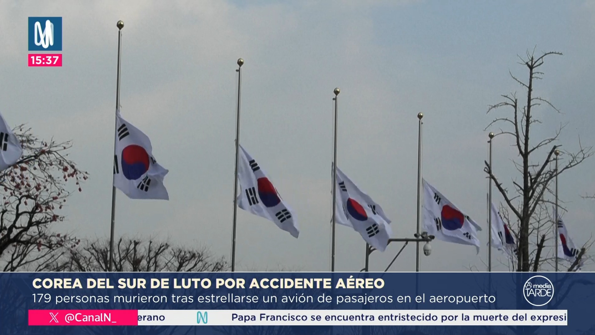 Corea del Sur declaró luto de siete días tras accidente aéreo
