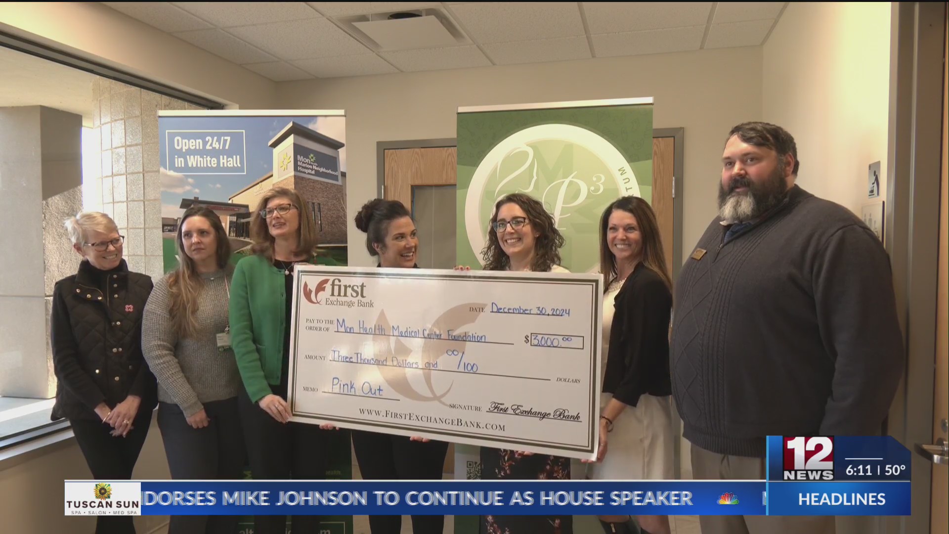 First Exchange Bank donates to local breast cancer initiatives