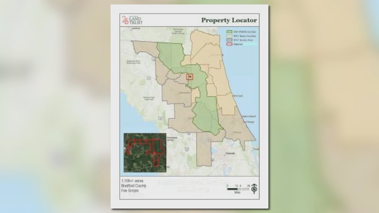 1100 acres of land added to the “North Florida Land Trust”