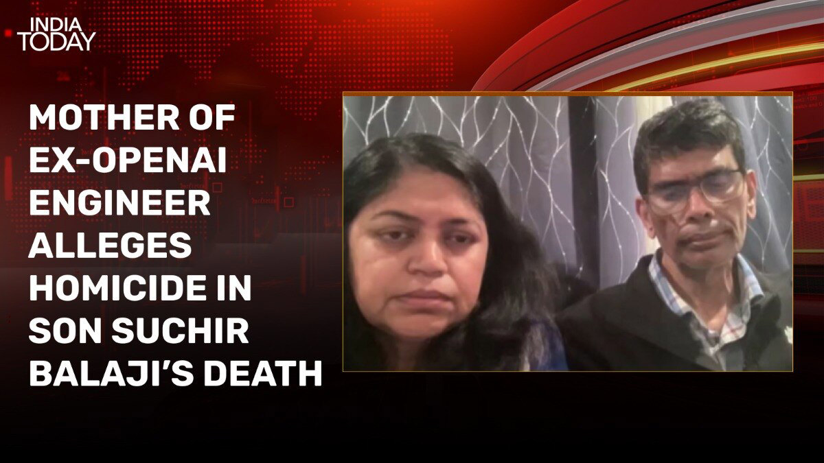 Video: Mother of ex-OpenAI engineer alleges homicide in son Suchir ... Video: Mother of ex-OpenAI engineer alleges homicide in son Suchir ...