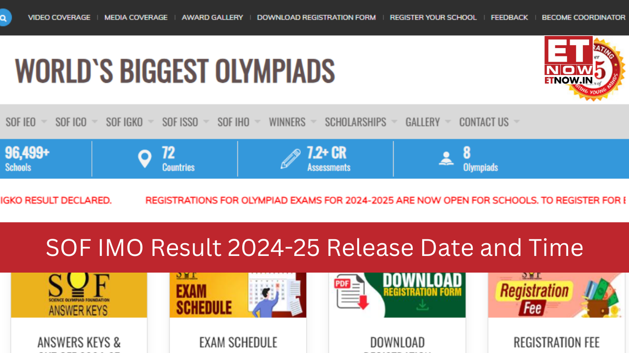 SOF IMO Result 2024-25 Date And Time: Direct link, how to download scorecard PDF at results ...