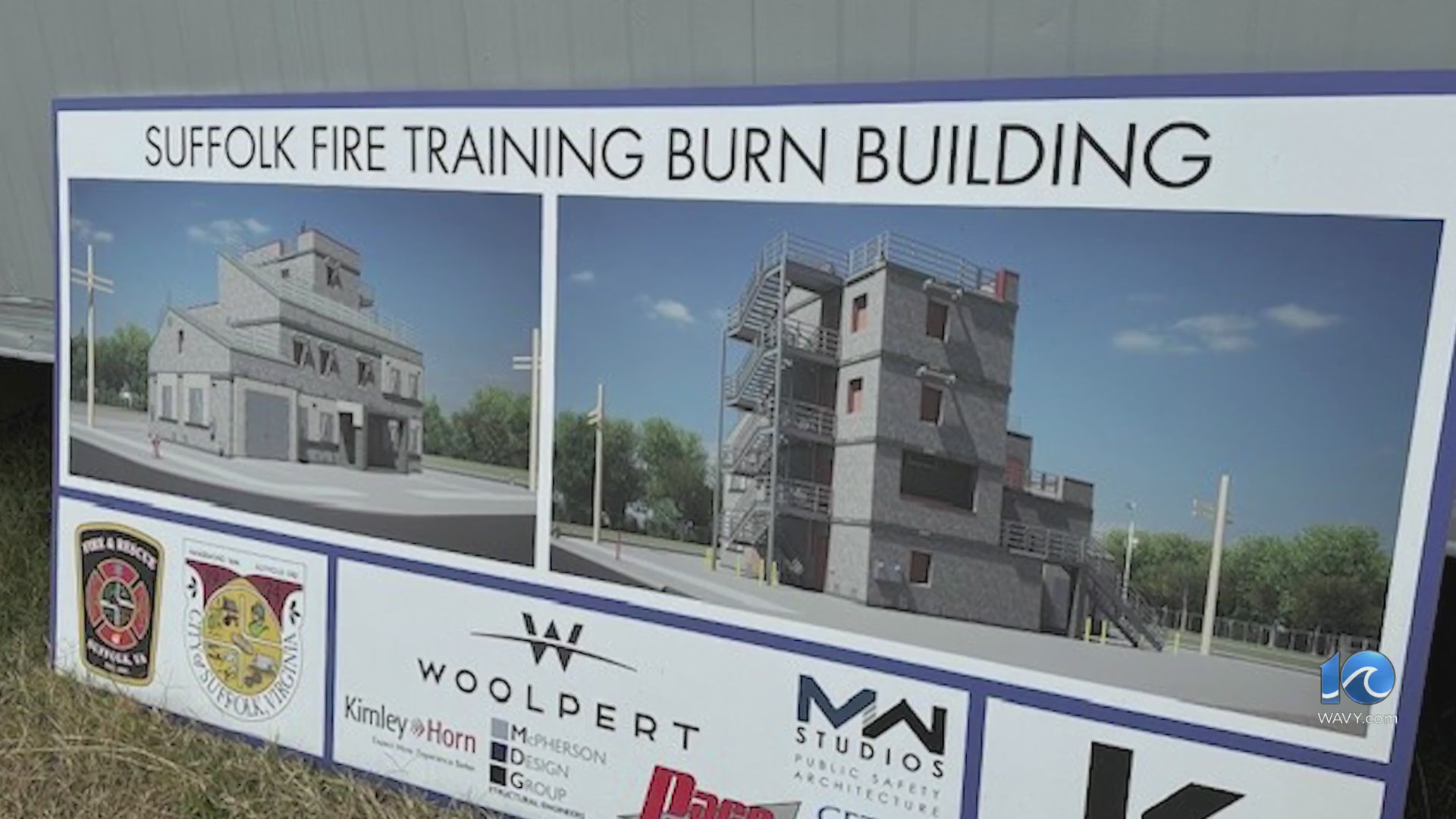 Construction begins on Suffolk's first burn building
