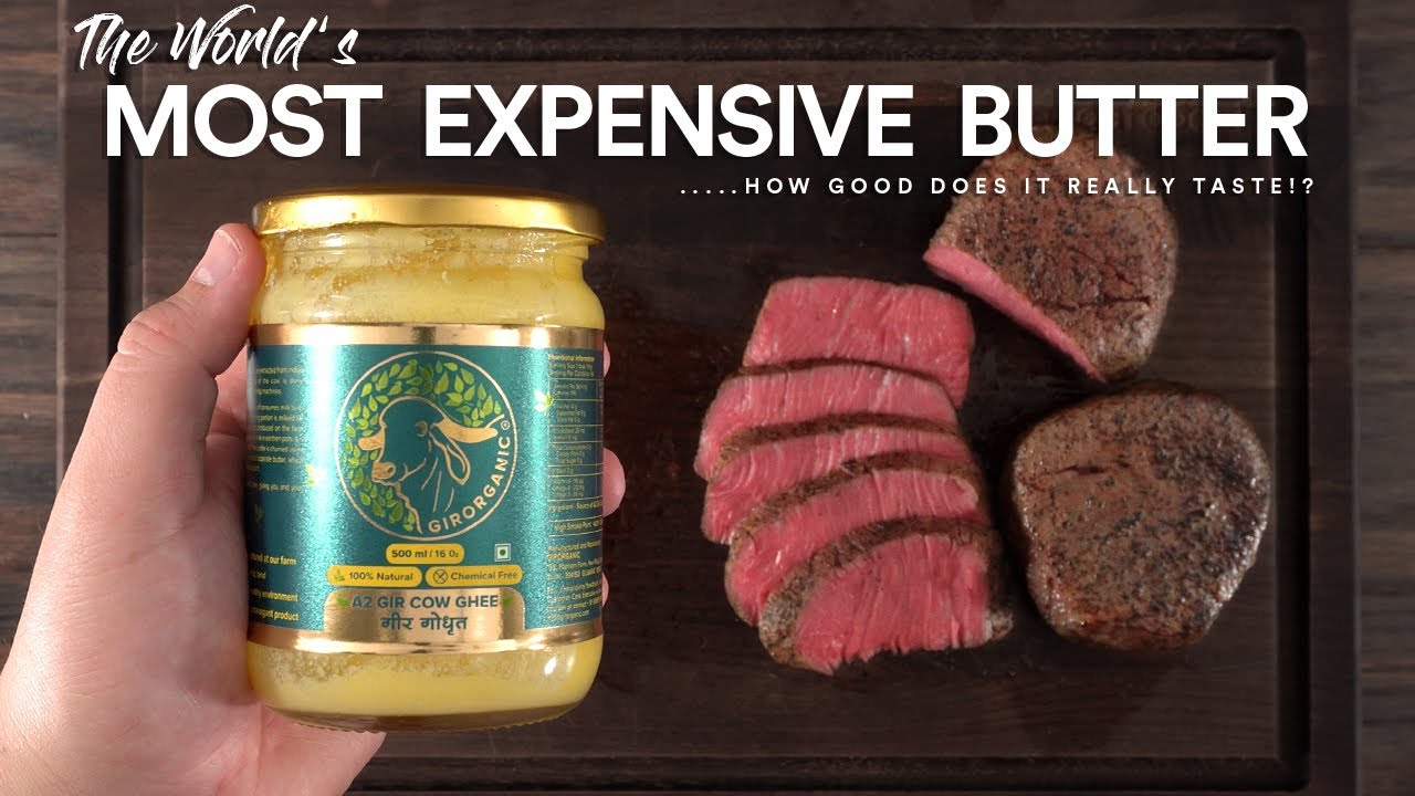 The World’s Most Luxurious Butter vs. Regular Butter on Steaks