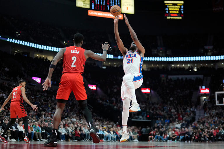 Player grades: Joel Embiid, Sixers defeat Trail Blazers on the road